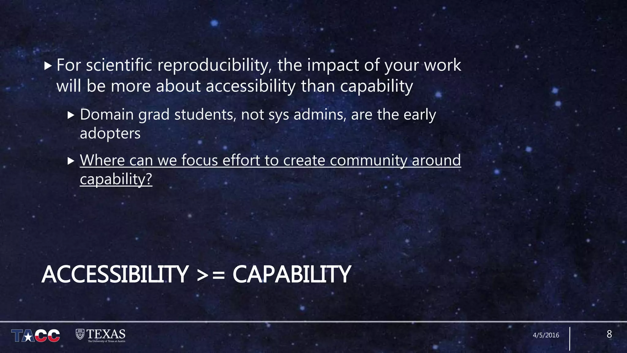 Jupyter Ascending: a practical hand guide to galactic scale, reproducible data science | PPT