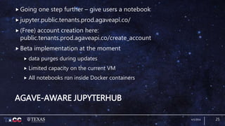 Jupyter Ascending: a practical hand guide to galactic scale, reproducible data science | PPTX