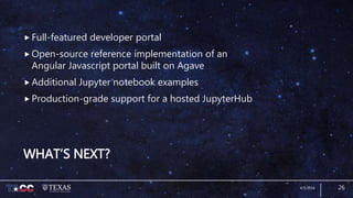 Jupyter Ascending: a practical hand guide to galactic scale ...