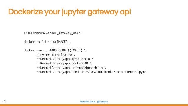 Data science apps powered by Jupyter Notebooks