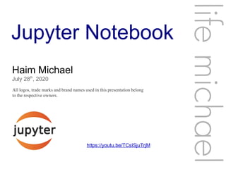 Jupyter notebook 20200728 | PPT