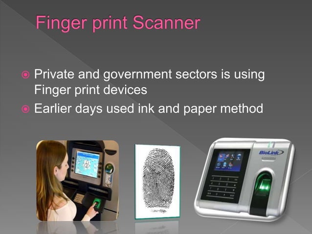 Biometrics presentation | PPTX | Computing | Technology & Computing