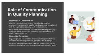 Quality Management analysis with Juran and Deming's Principle | PPTX