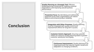 Quality Management analysis with Juran and Deming's Principle | PPTX