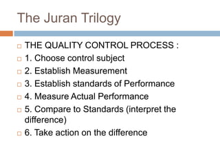 Juran & ishikawa | PPTX