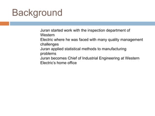 Juran & ishikawa | PPTX