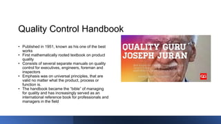 Juran TQM.pptx | Business Operations | Business