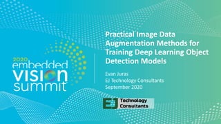 “Practical Image Data Augmentation Methods for Training Deep Learning Object Detection Models ...