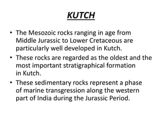 Jurassic of kutch presentation1 | PPTX