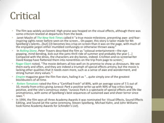 Jurassic park | PPTX