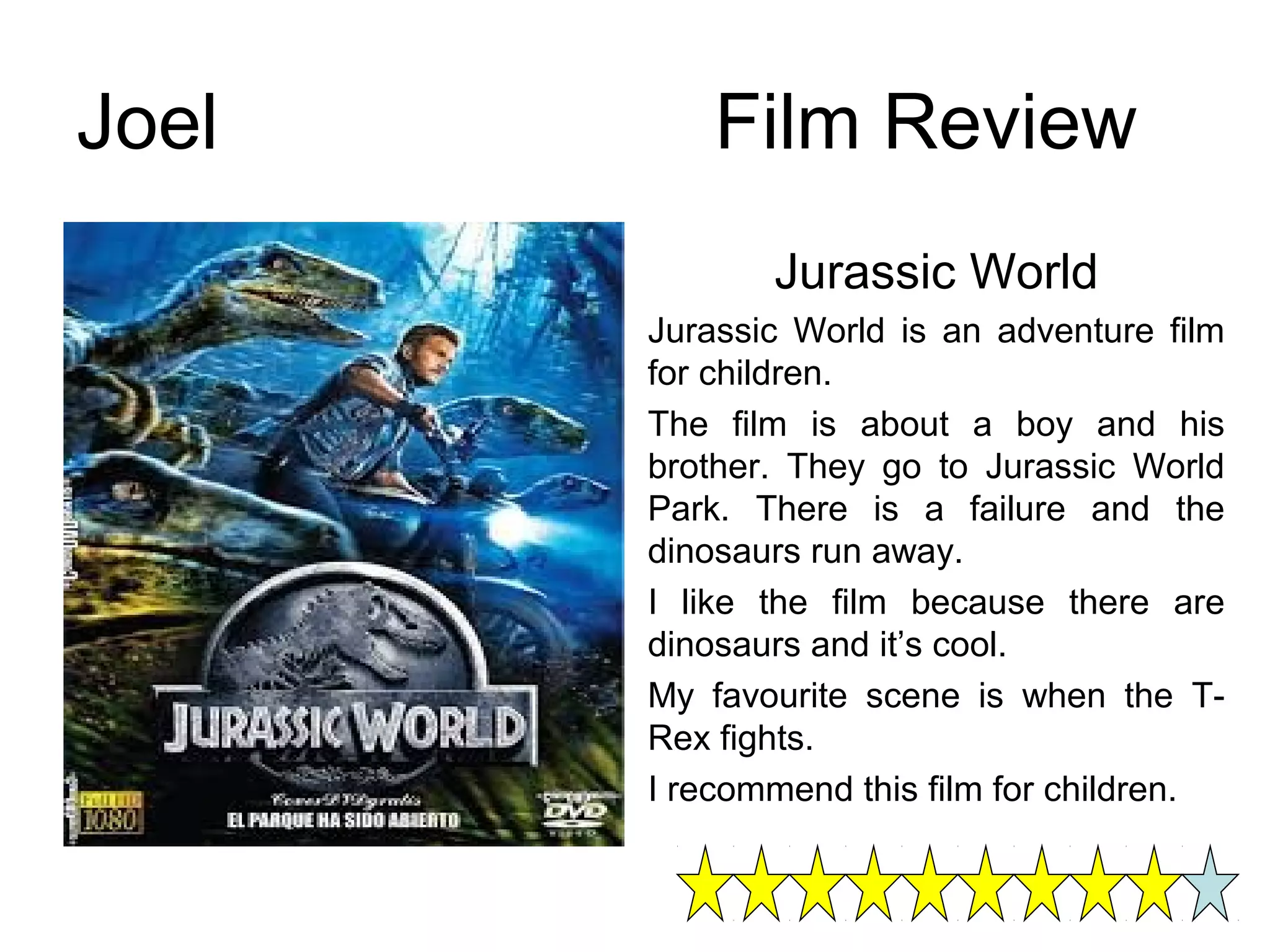 Jurassic world | PPT