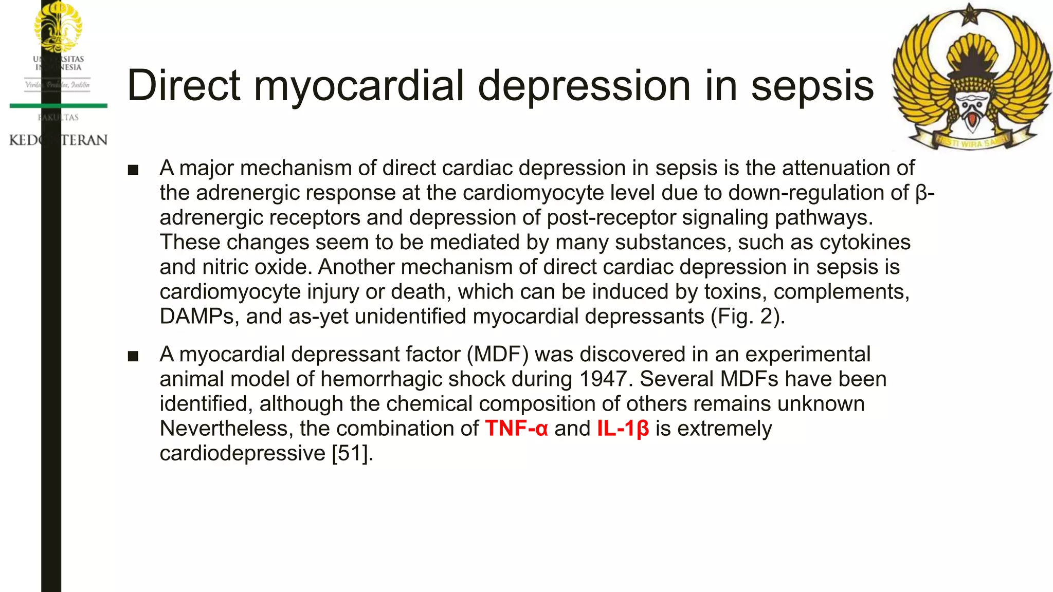 Mycardial Dysfunction Sepsis | PPTX