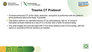 CT scan of penetrating abdominopelvic trauma | PPT