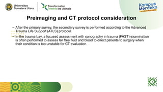 CT scan of penetrating abdominopelvic trauma | PPT