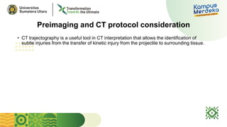 CT scan of penetrating abdominopelvic trauma | PPT