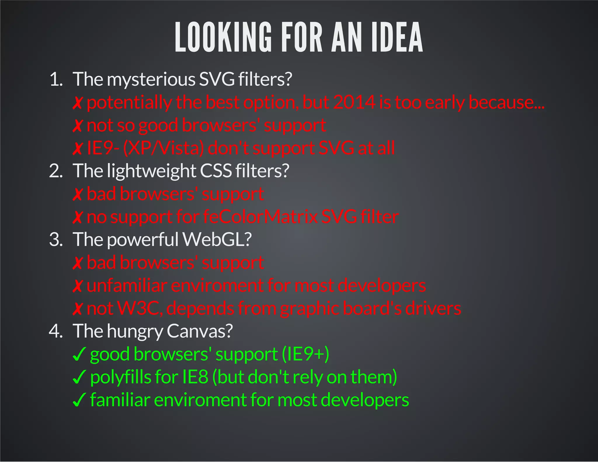 HTML5 video filters | PPT