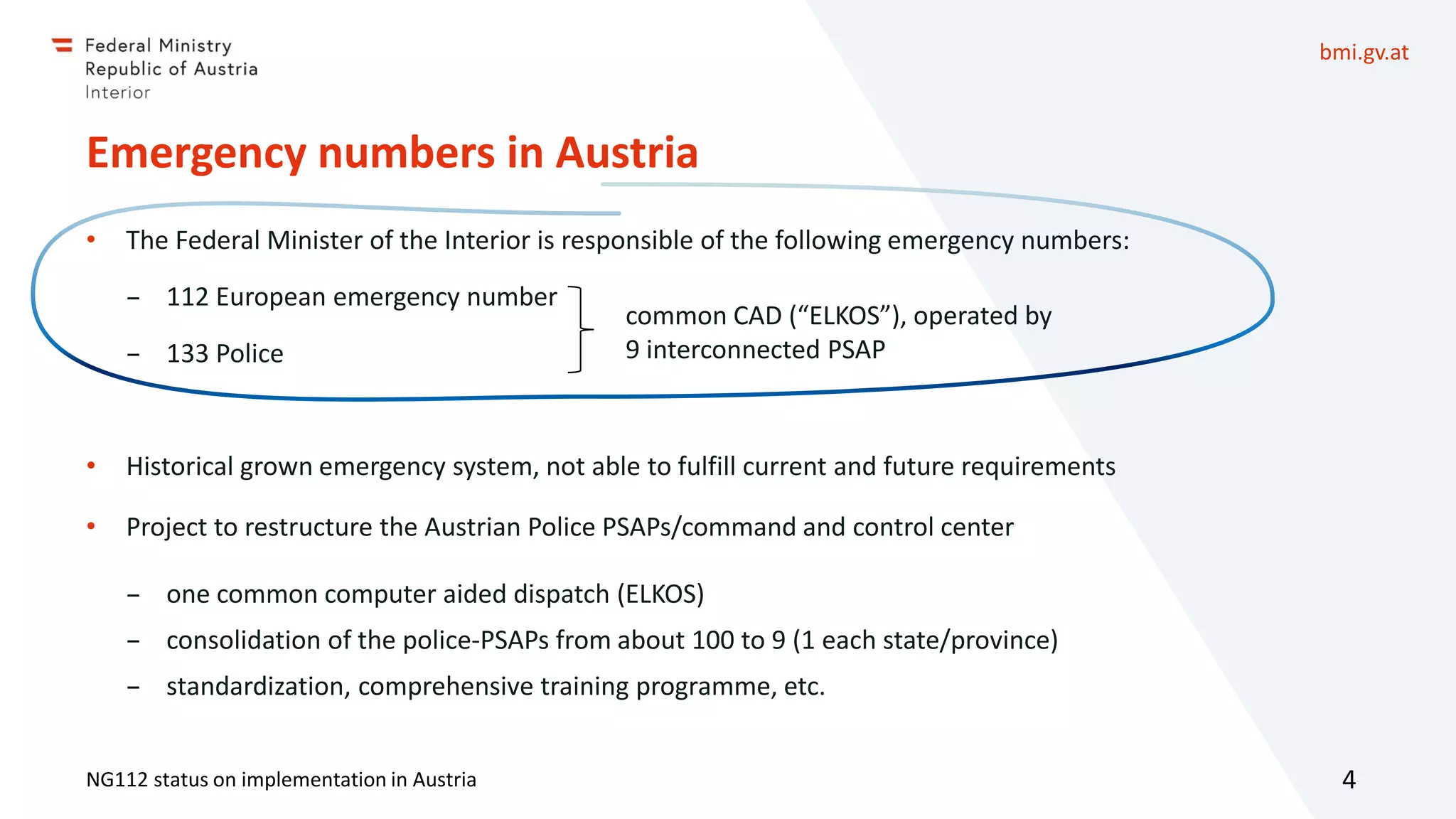 EENA 2021 - Implementing Next Generation 112 (3/3) | PDF