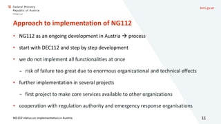 EENA 2021 - Implementing Next Generation 112 (3/3) | PDF