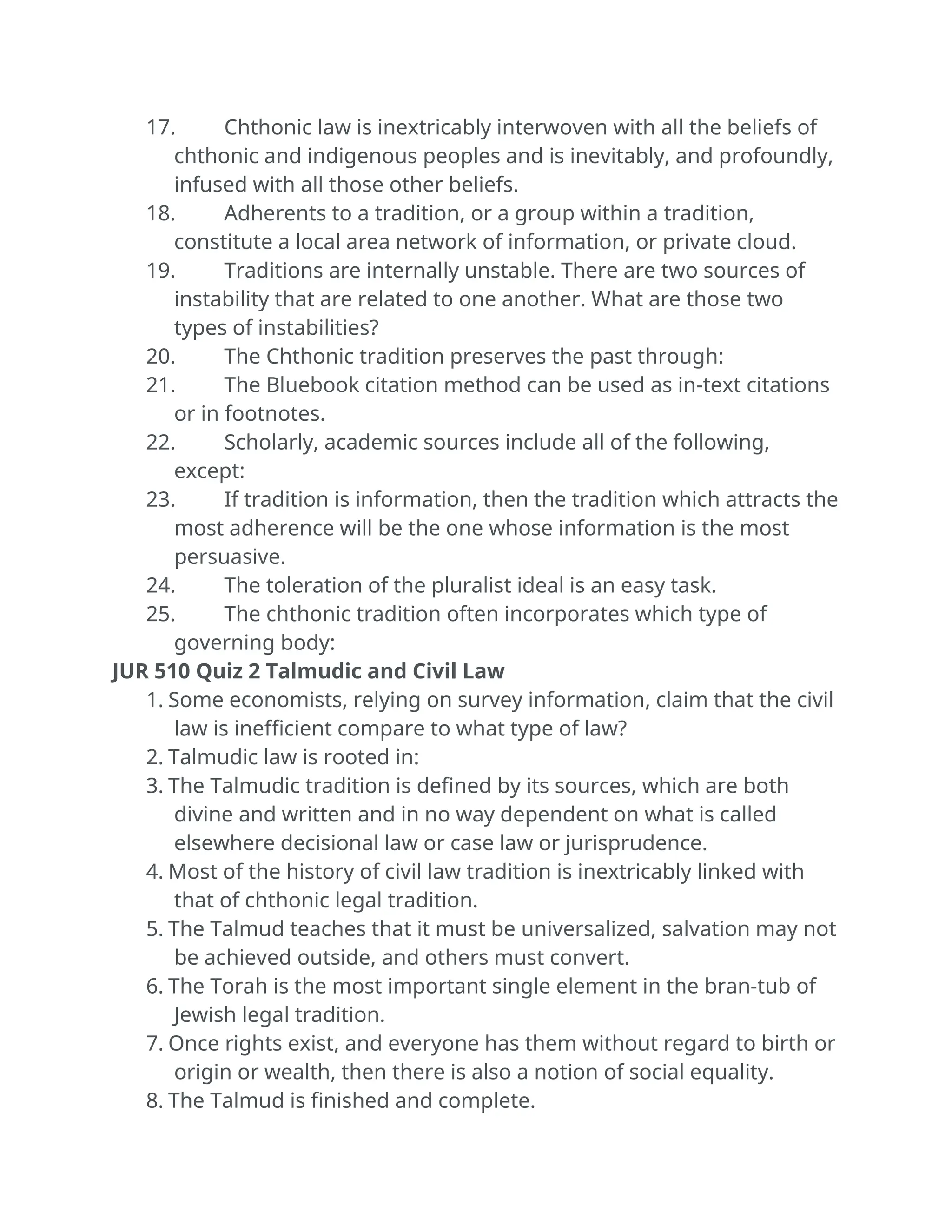 JURI 510 Quizzes 1,2,3,4 Liberty University.docx