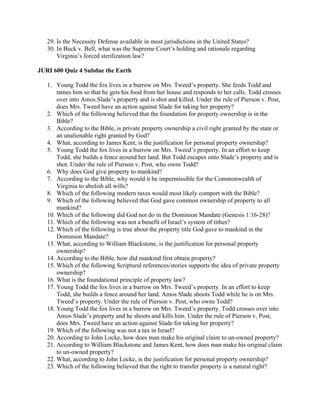 JURI 600 Quiz 1,2,3,4 Liberty Homeworksimple.docx