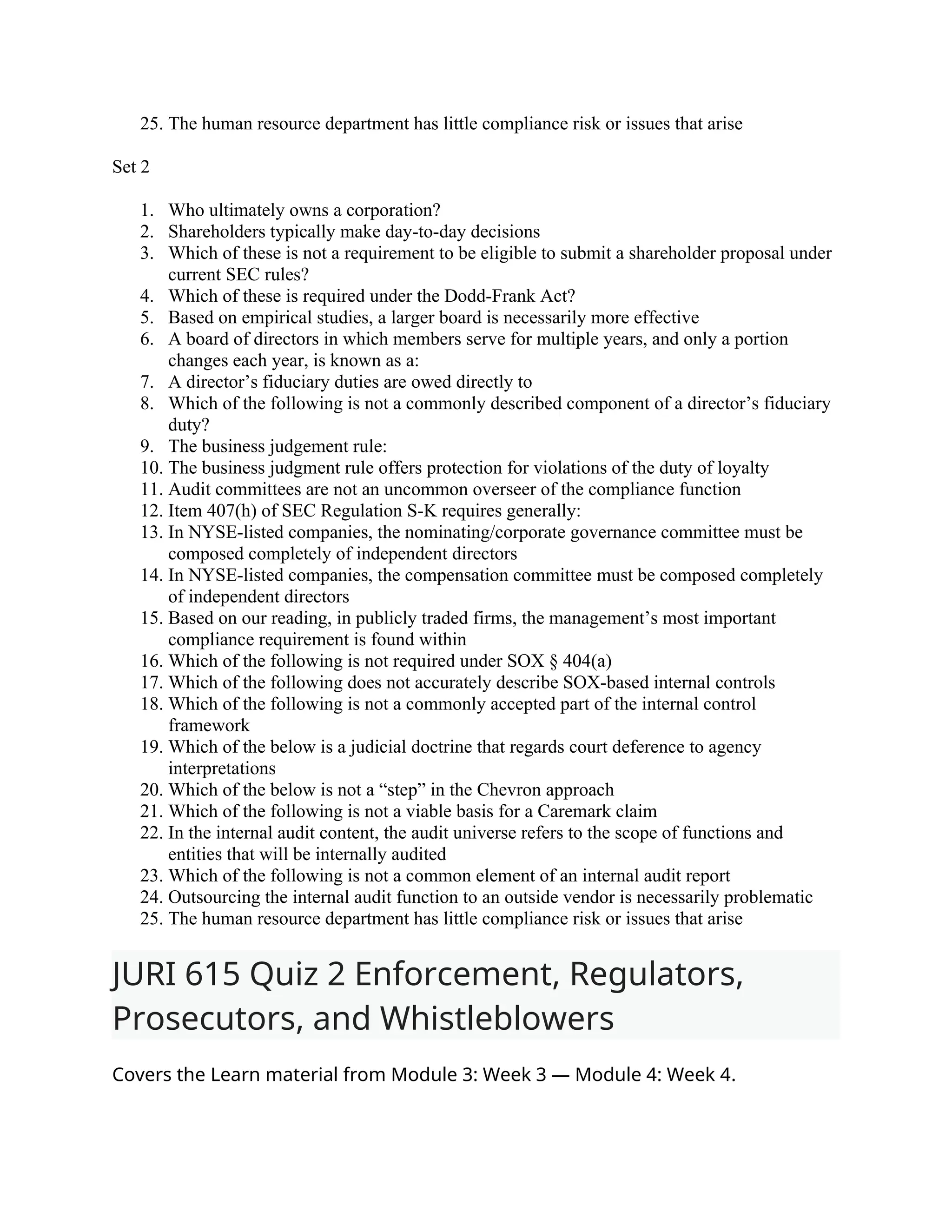 JURI 615 Quiz 1,2,3,4 Liberty University Homeworksimple.docx
