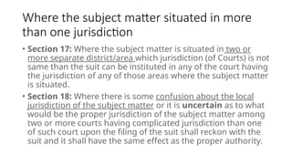 jurisdiction.pptx of the civil courts of bangladesh | PPT