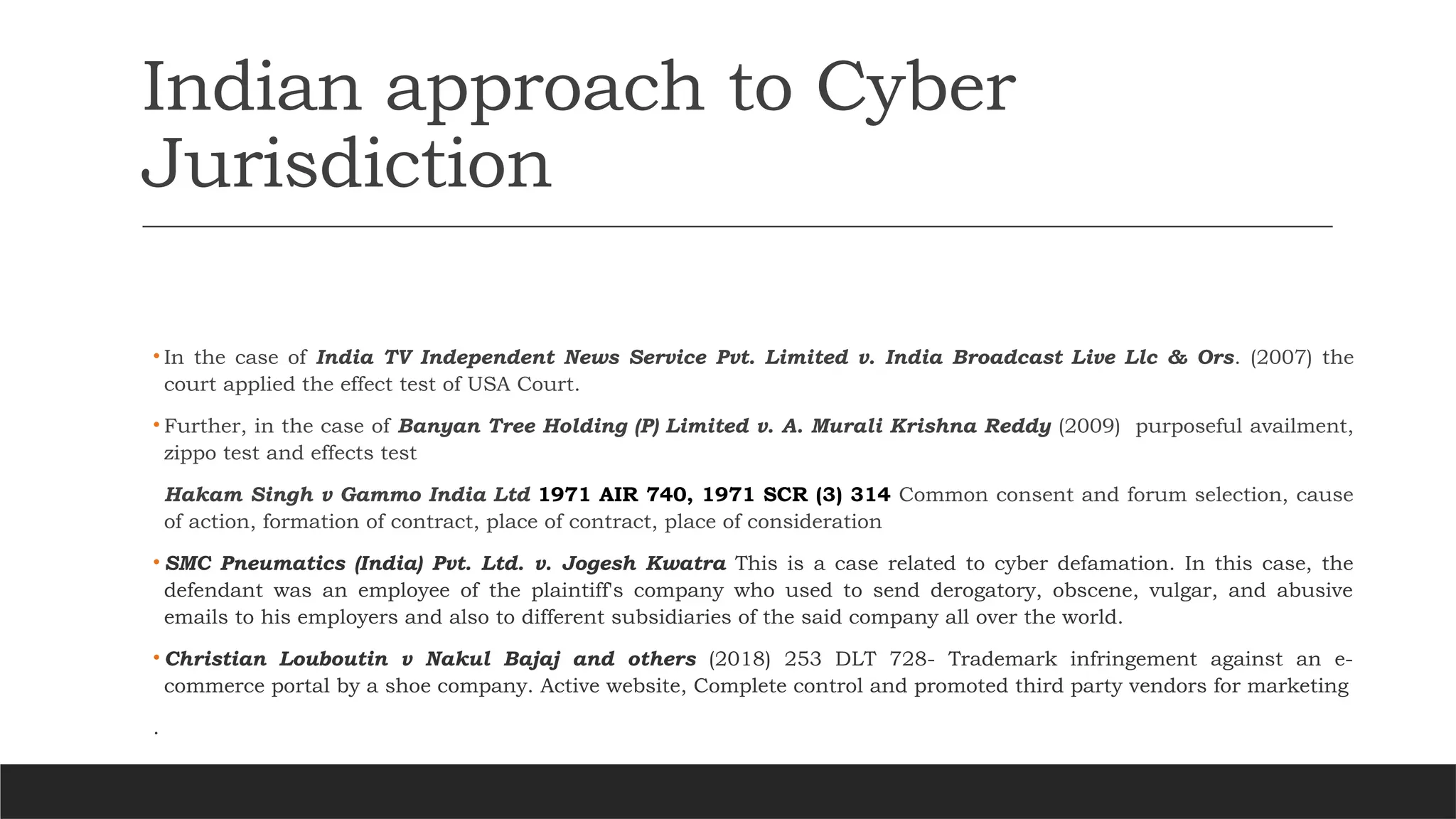 Jurisdictional Issues in Cyberspace.pptx