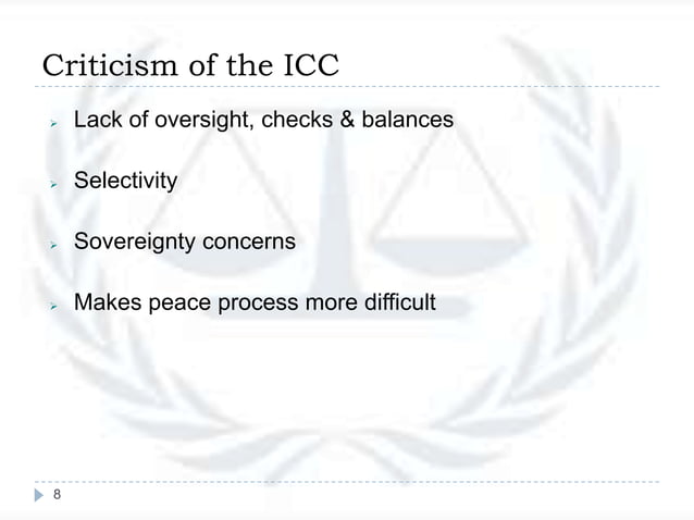 Jurisdiction and admissibility of icc | PPTX