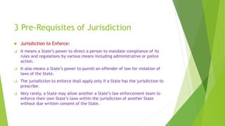 Jurisdiction issues in cyberspace | PPTX