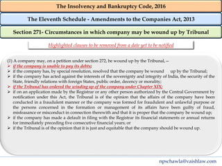 Jurisdiction to NCLT - Key Aspects | PPT