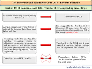 Jurisdiction to NCLT - Key Aspects | PDF