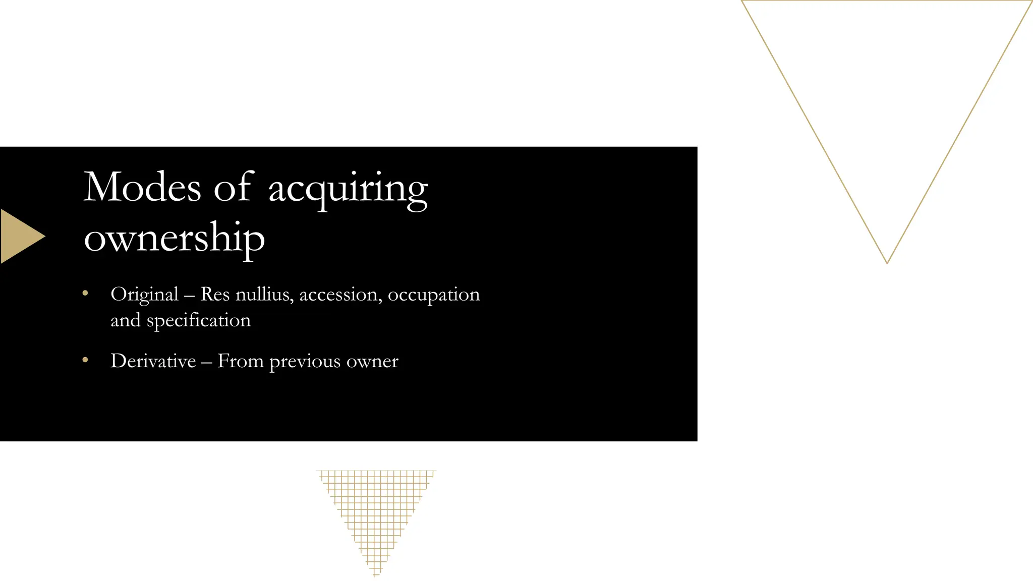 Concept of ownership under jurisprudence | PPTX