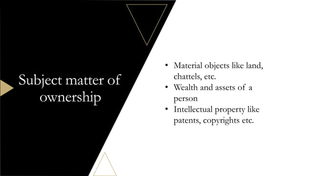 Concept of ownership under jurisprudence | PPTX