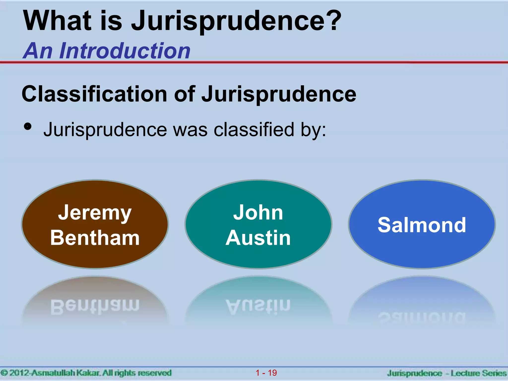 Jurisprudence ch.01 introduction | PPTX