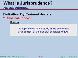 Jurisprudence ch.01 introduction | PPTX