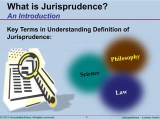 Jurisprudence ch.01 introduction | PPTX