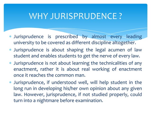 Jurisprudence introduction . | PDF | Legal Services Industry | Industries