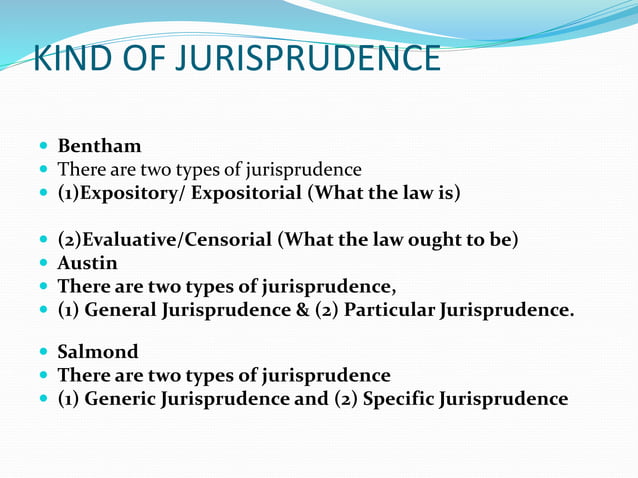 Jurisprudence its meaning, nature and scope | PPTX