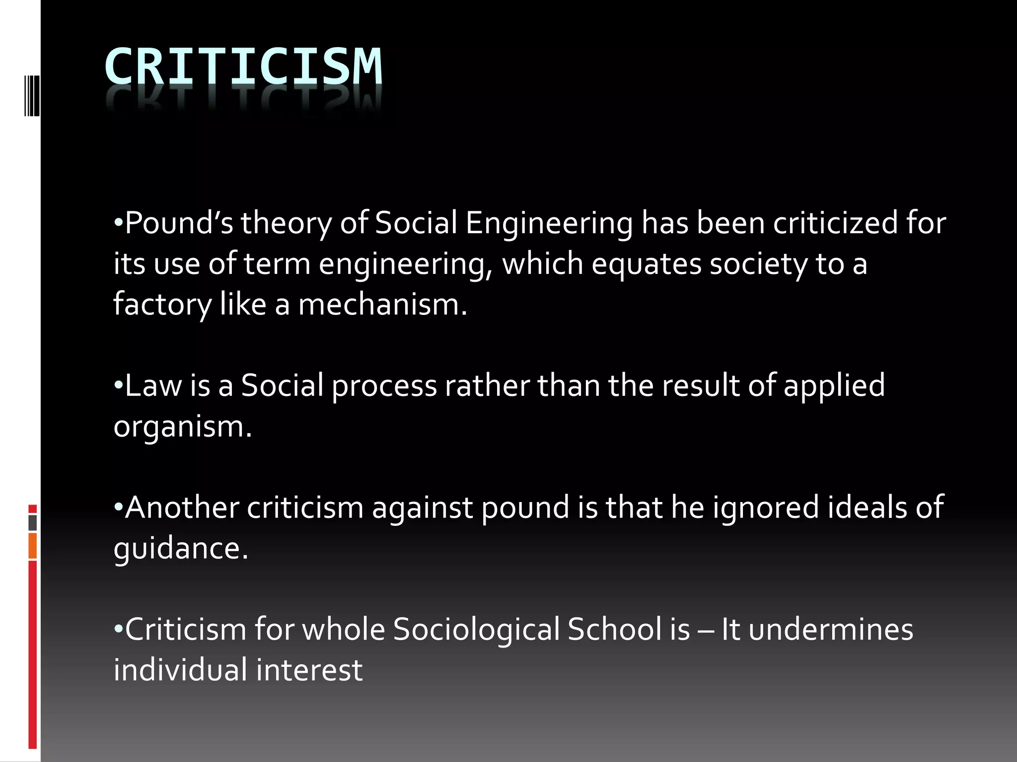jurisprudence (1).Social Engineering Theory | PPTX