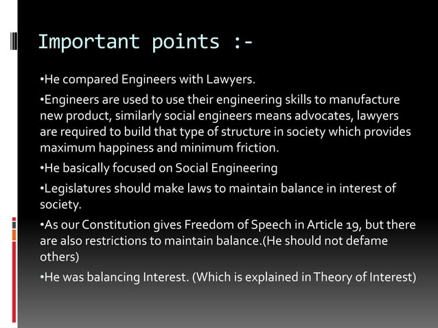 jurisprudence (1).Social Engineering Theory | PPTX