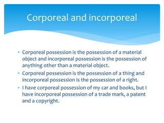 Jurisprudence Possession..pptx