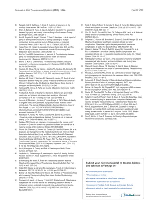 RELATIONSHIP BETWEEN MATERNAL OBESITY AND PRENATAL, METABOLIC SYNDROME ...