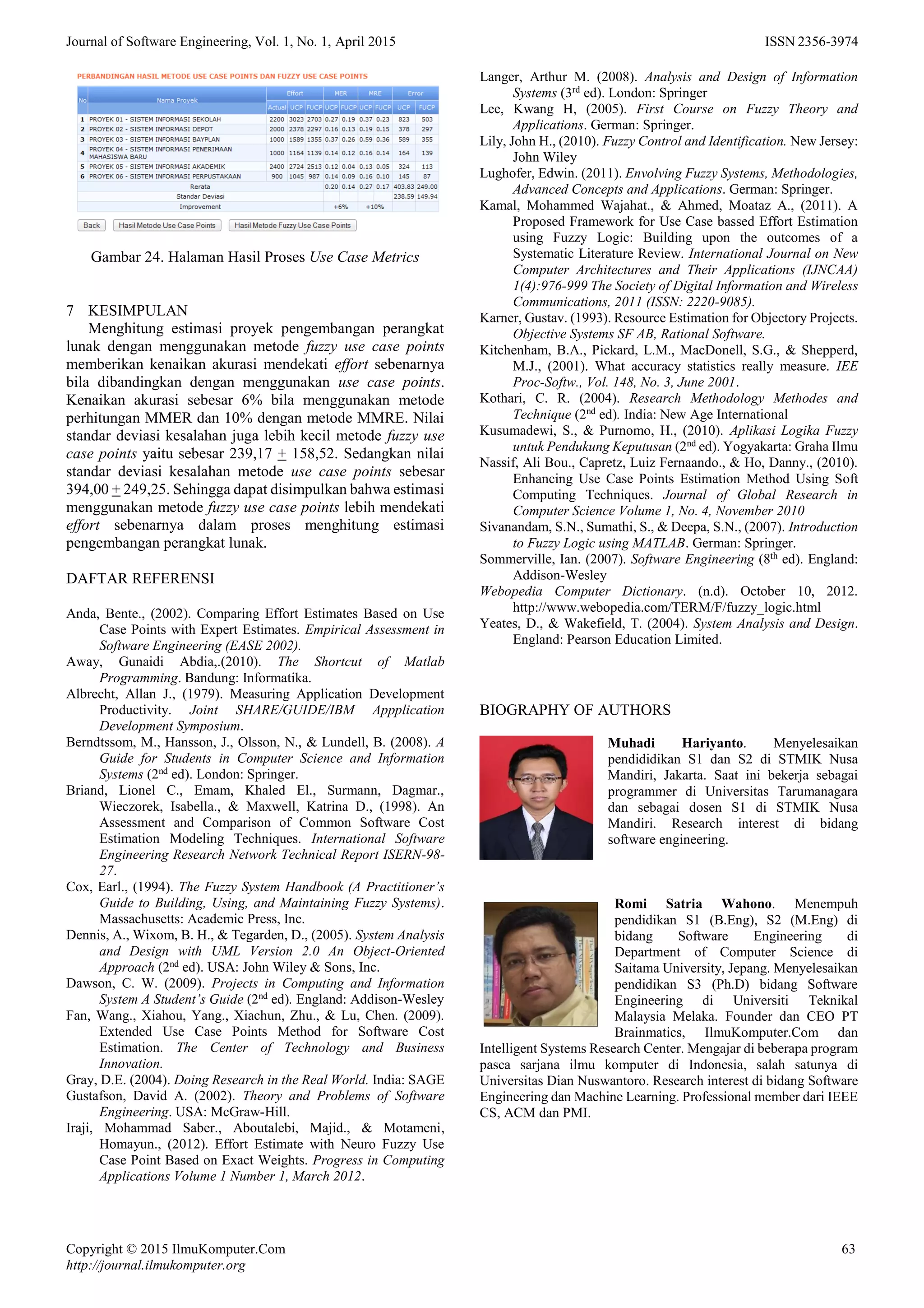 Use Case Points Model | PDF