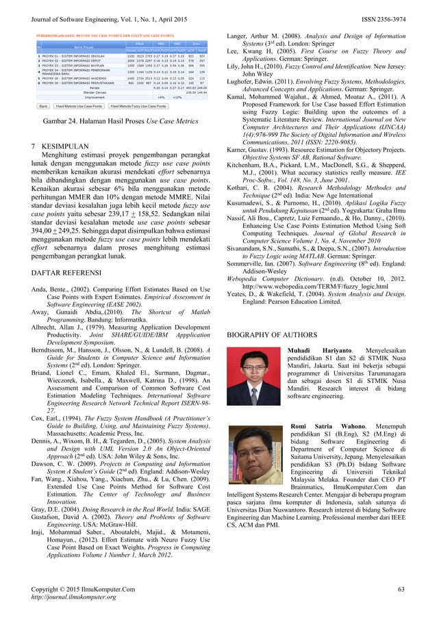 Use Case Points Model | PDF