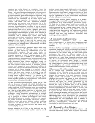 Jurnal a distributed architecture for adaptive e-learning | PDF | Web ...