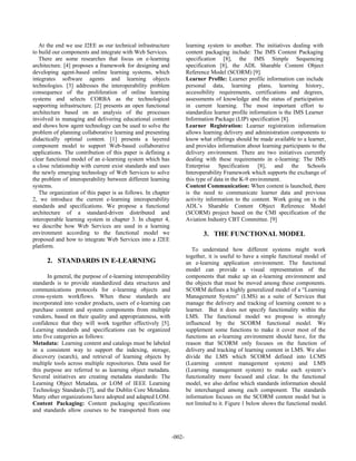 Jurnal an implementable architecture of an e-learning system | PDF | Web Development | Internet