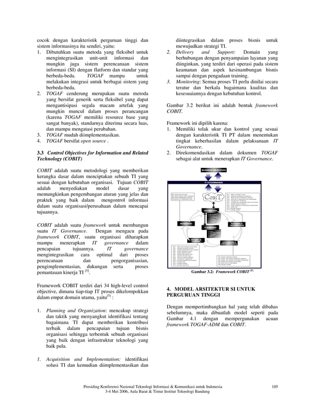Jurnal arsitektur sistem informasi untuk institusi perguruan tinggi di | PDF