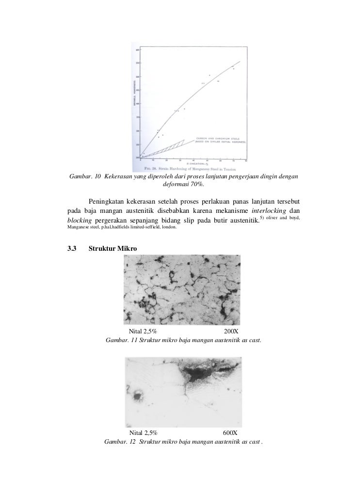 Jurnal baja mangan austenitik (AA)
