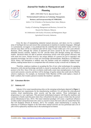 Jurnal industry 4.0 implication on human capatial | PDF