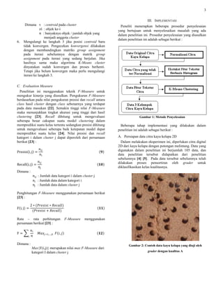 Jurnal 15235 pengelompokan kayu kelapa menggunakan algoritma k-means | PDF